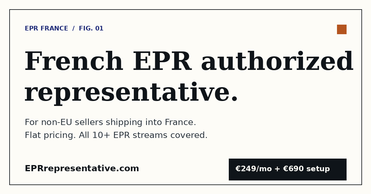 EPR Compliance: The Complete 2026 Guide for Producers | EPR Representative